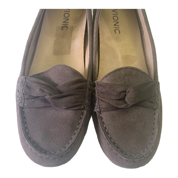 Vionic | Shoes | Vionic Chill Womens Taupe Suede Leather Slip On Loafer ...